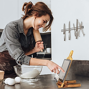 Wedding Gifts for Couples Wife Marriage Anniversary Newlywed Gift for Friend Inspiring Marriage Gifts Bridal Shower Gifts for Bride Kitchen Cookbook Stand (Recipe for a Happy Marriage)