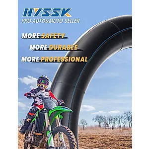 Premium Hyssk 2.50/2.75-14" Motorcycle Inner Tube for 60/100-14 Mini Dirt Pit Bike Front Tire