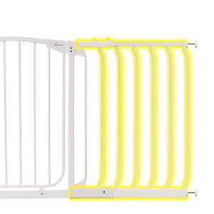 Dreambaby 24.5 in. White Chelsea Extension