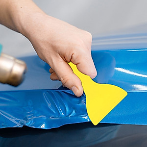 8PCS Resin Scraper, Resin Removal Scraper, Plastic Spatula for 3D Printing, Air Bubble Remover Sticker Installation Tool Flexible Paint Scrapers, Black 4PCS Yellow 4PCS, 5.27 x 2.32 inch…