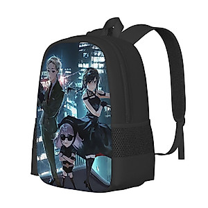 MAPH S-PY Cartoon Family Backpack Fashion 3D Printed Classical Travel Bags Big Capacity Lightweight Laptop Backpacks Anime Daypack Adjustable Straps Bag For Men Women