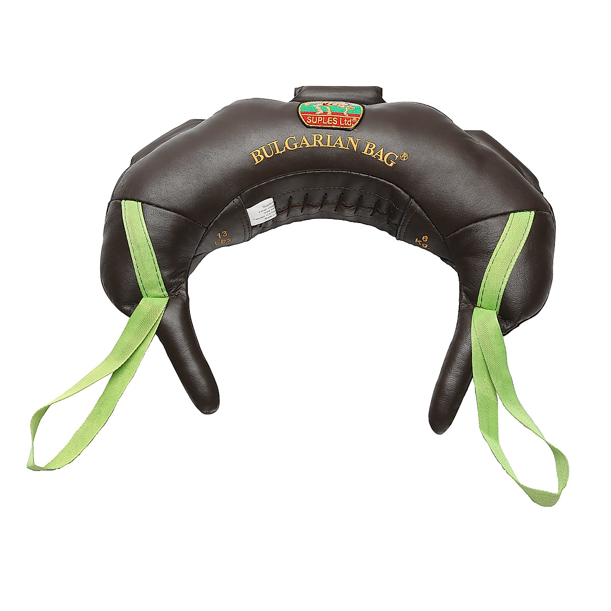 Suples Bulgarian Bag Original - Genuine Leather Size S (17lbs), Made, Including The Instructional Video from The Inventor Coach Ivan Ivanov (Wrestling, Fitness)