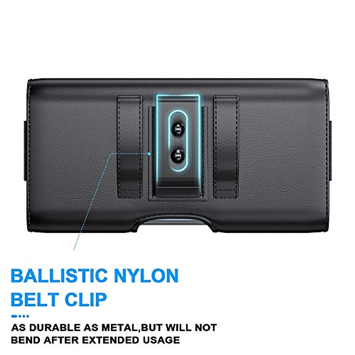 Stronden Holster for iPhone 14 Plus, 14 Pro Max, 13 Pro Max, 12 Pro Max, 11 Pro Max, XS Max - Leather Belt Case with Belt Clip [Magnetic Closure] Pouch w/Built in Card Holder (Fits Regular Case Only)