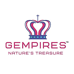 Gempires Natural Red Garnet Chips Bar Bracelet, January Birthstone, Energy Healing Crystals, Gift for Her, Gemstone Jewelry 8 inch Chain (Red Garnet)