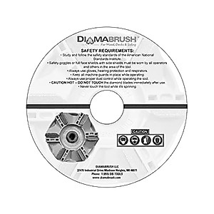 Diamabrush Wood Deck Removal Tool 4-1/2 in. (One Pack)