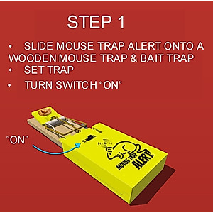 Mouse Trap Alert - No more unpleasant smells in your home because of decaying mouse, you are alerted when the mouse trap is triggered