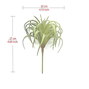 EBUYOM 8 PCS Artificial Succulents Plants Lifelike Air Plants Floral Tree Arrangement Assorted Faux Greenery Artificial Plants Set Garden Home Office DIY Decoration Ornament