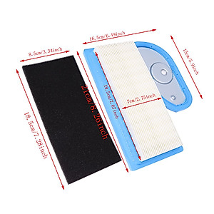 Air Filter Pre Filter 11013-7002, 11013-7001 Replacement For Kawasaki FH500V 17 HP FH580V 19 HP Fits John Deere & Ariens