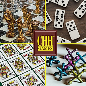 Renaissance Knight Chess Recreational Classic Strategy Game Set, 2 players