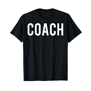 Coach T Shirt - Cool new retro funny cheap sports gift tee