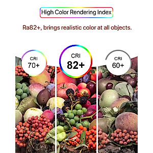 LUTW LED Light Bulbs 60 Watts Equivalent, 900 Lumen Standard LED Bulb, 9W E26 Base Cool White 6000K Non-Dimmable, Perfect for Bedroom and Living Room Lighting, 6 Pack