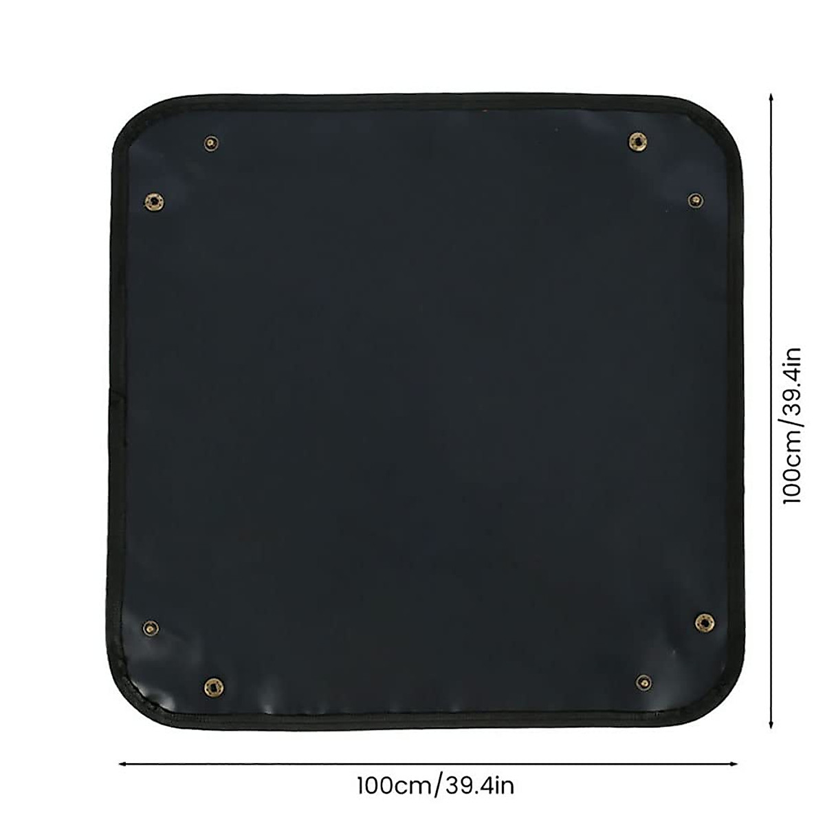 VkerQerd Foldable Gardening Plant Repotting Mat -2PCS- 39.4" x 39.4" PE Indoor Transplanting Anti Dirty Mat, Bonsai Succulent Potting Tarp for Home Gardening Planting