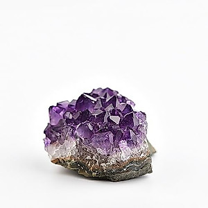 AierCrystal Amethyst Crystals, Amethyst Clusters ，Raw Amethyst, Natural Amethyst Healing Crystal Stones (About 2 Ounces)