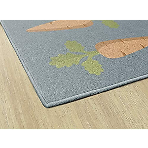 Brumlow MILLS Spring Carrots Easter Print Indoor or Outdoor Area Rug for Living Room, Bedroom Carpet, Dining, Kitchen or Entryway Rug, 30" x 46"