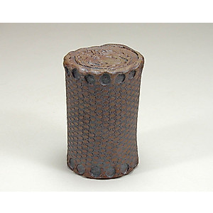 Cernunnos Clay Pottery Ritual Rattle, Handmade Stoneware Altar Shaker