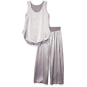 PJ Harlow Women's Jackie/Jolie Capri, Dark Silver, L