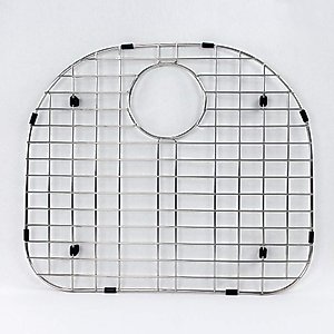 Transolid TSGM24211 Meridian Bottom Sink Grid, 19.09-in L x 16.45-in W x 1-in H, Stainless Steel