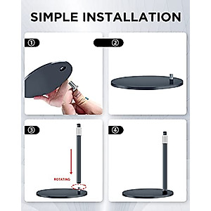 Nycetek Webcam Stand, Light Stand Tripod with 360° Rotatable Ballhead for DSLR Camera, Ring Light, Webcam, Desktop Tripod for Video Recording, Shooting, Game Streaming, YouTube