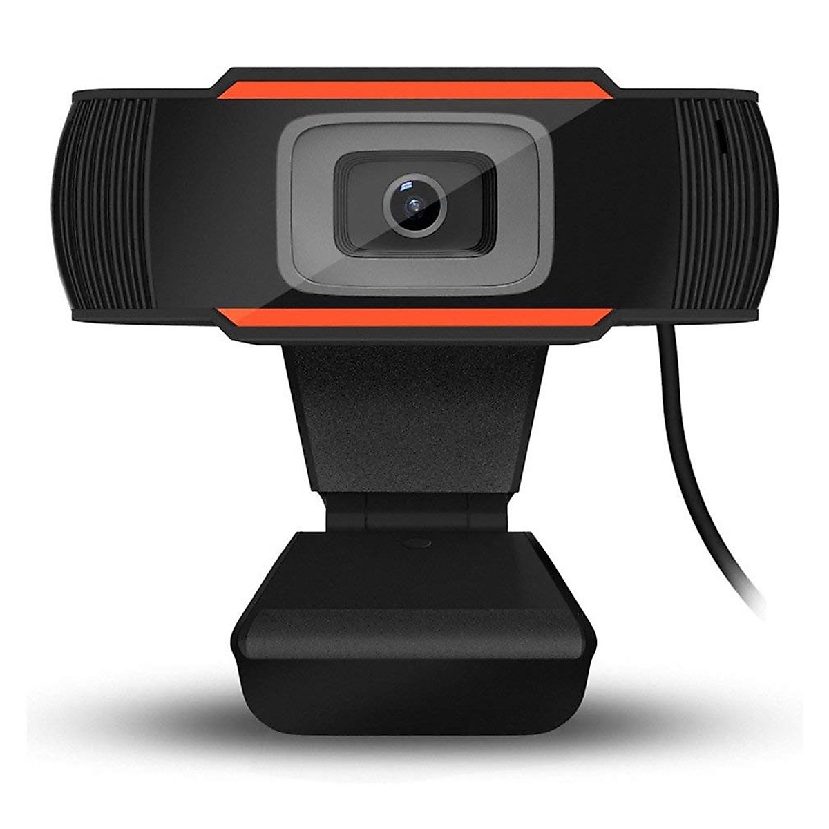 Webcam HD Auto Focus Web Camera with Microphone Widescreen USB Computer Camera for PC Laptop Desktop Mac Streaming Video Calling Recording Video Conference Online Teaching Business Gaming (A)