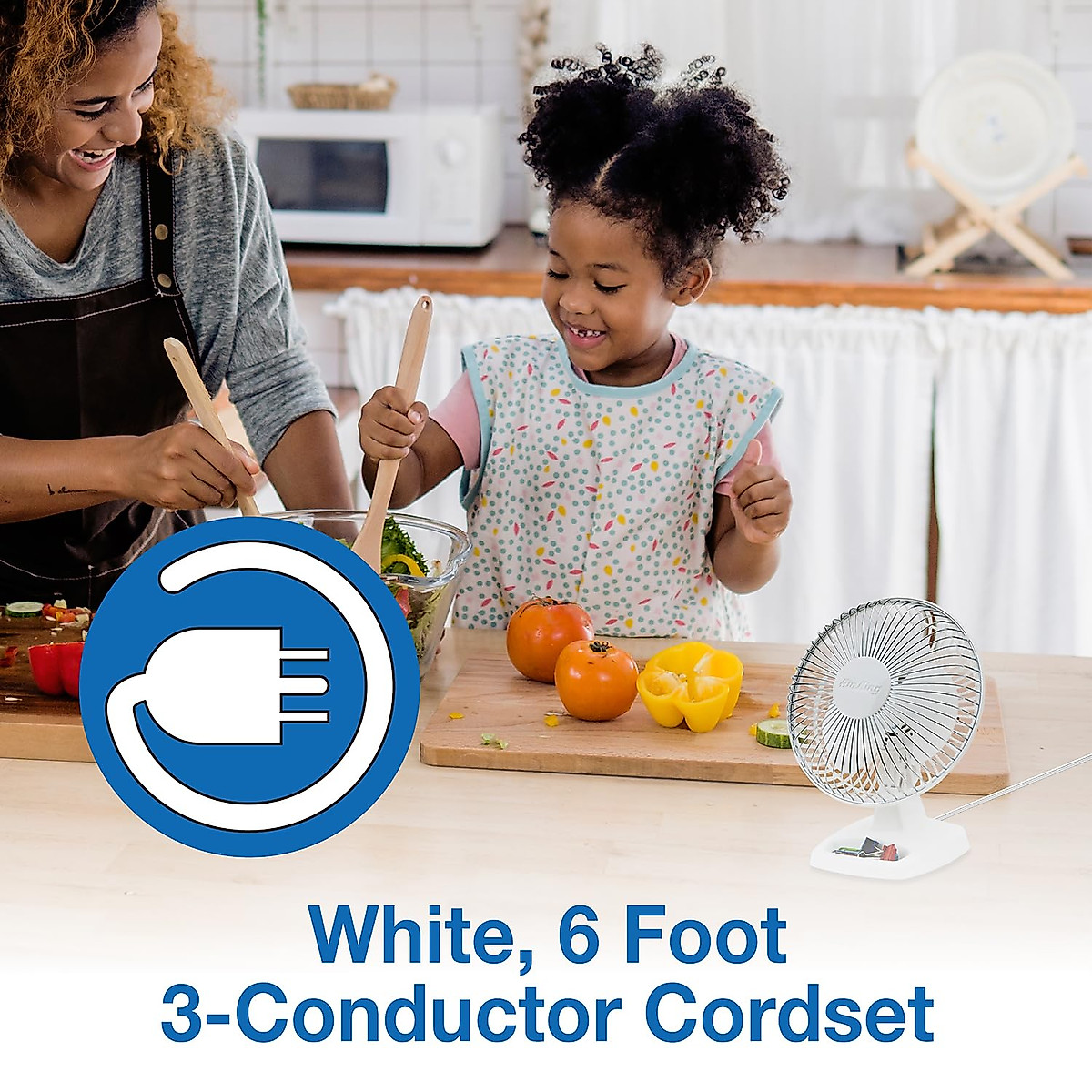 Air King 9146 6-Inch 2-Speed Circulating Fan