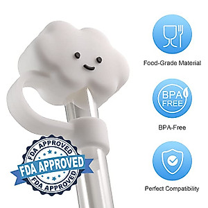 MLKSI 4 Pack Straws cover for Stanley 40 oz Adventure Tumbler, Straw Cover for Stanley Cup Accessories, 4 Pcs Straws Cap for Stanley 40 oz 30oz Tumbler with Handle