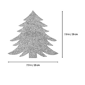 Veemoon 8 Pcs Christmas Cutlery Bag Christmas Party Christmas Flatware Holders Christmas Cutlery Covers Christmas Tree Silverware Pouch Pockets Holder Tableware Non-woven Fabric