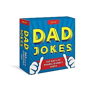 2023 Dad Jokes Boxed Calendar: 365 Days of Punbelievable Jokes (Daily Joke Calendar for Him, Desk Gift for Her)