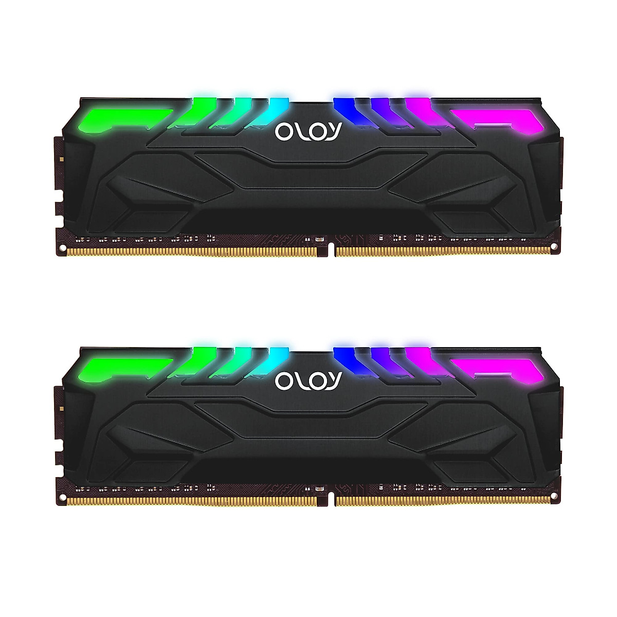 OLOy DDR4 RAM 16GB (2x8GB) Black Owl Aura Sync RGB 3200 MHz CL16 1.35V 288-Pin Desktop Gaming UDIMM (MD4U0832161BHJDA)