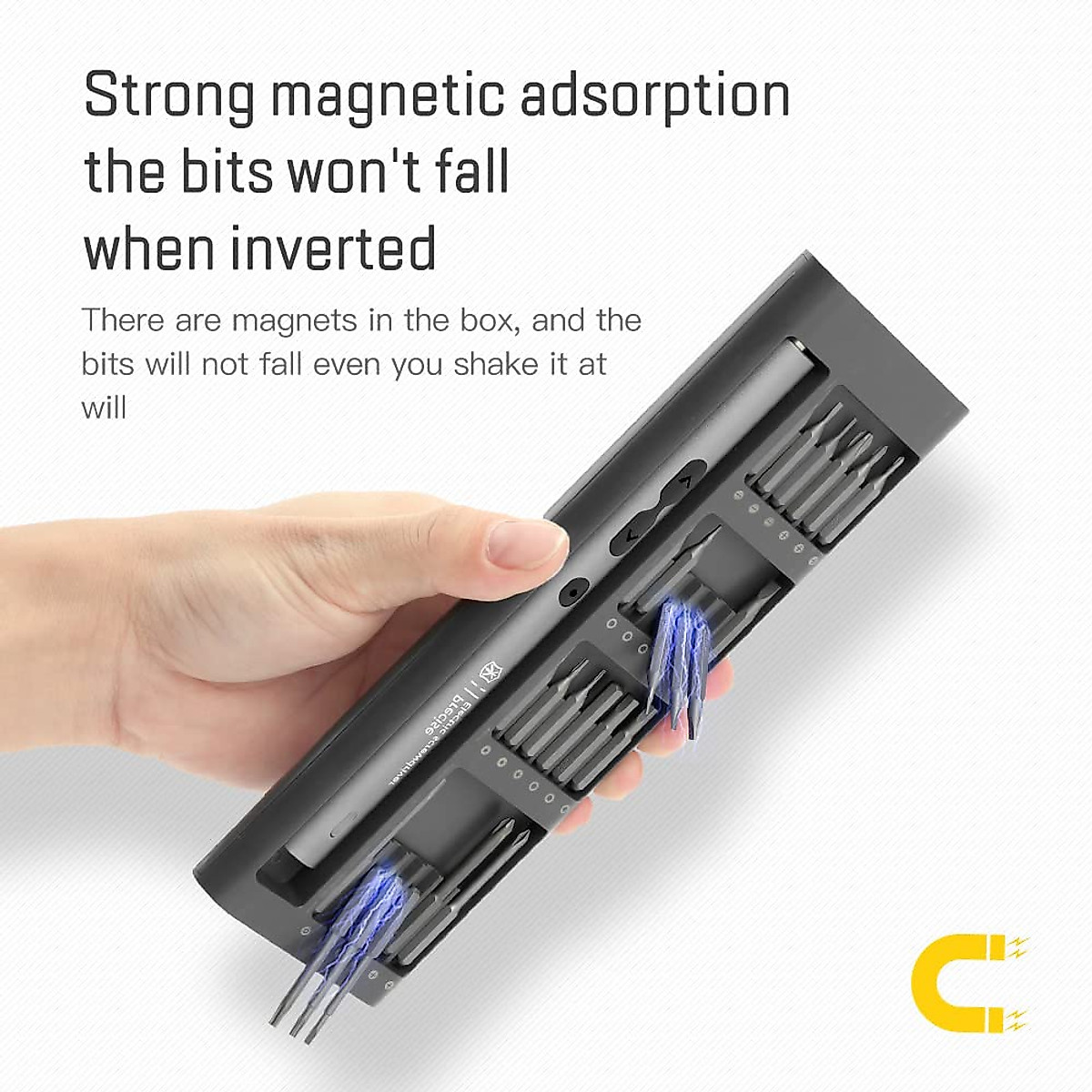 ZZR SEVEN Screwdriver Set, Electric Screwdriver, Precision Screwdriver Set, Repair Tools with USB Charge, Fix Phone Laptop Toys Watch Camera (51 in 1 882038)