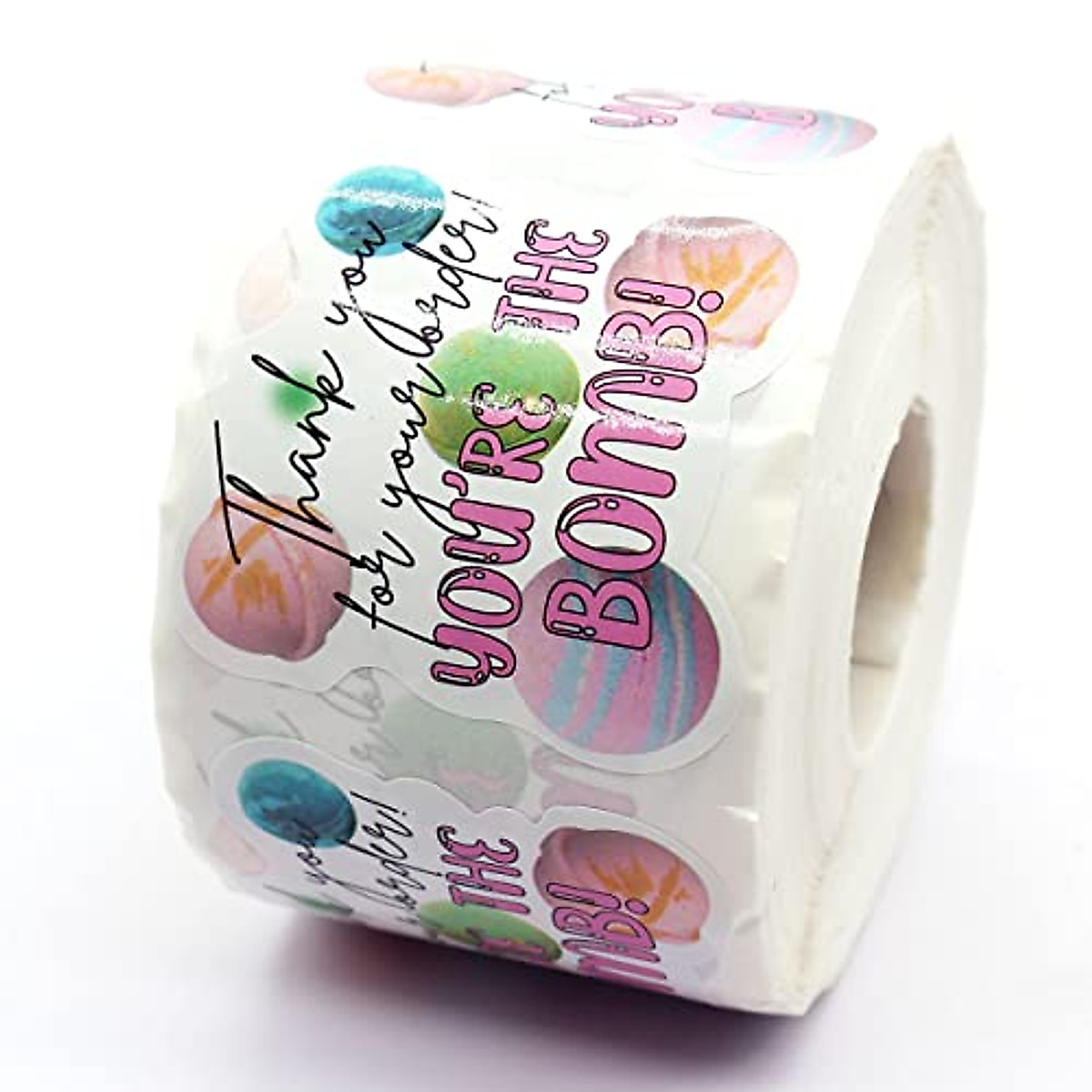 Thank You for Your Order Bomb Stickers,Thank You Stickers,Handmade Stickers,Small Shop Stickers,Envelopes Stickers for Small Business, Online Retailers,Handmade Goods,500 Labels Per Roll