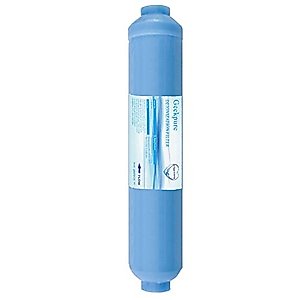 Geekpure 10-inch Inline Deionization DI Replacement Water Filter Cartridge TDS Down to 0 for Reverse Osmosis RO System -1/4”
