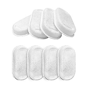 Tomxcute Cat Water Fountain Filters for 108oz/3.2L and 135oz/4.0L Adjustable Water Flow Pet Water Fountain，Ultra-Quiet Cat Water Fountain Dog Water Dispenser 8 Packs Filters & 8 Sponges Foam Filters