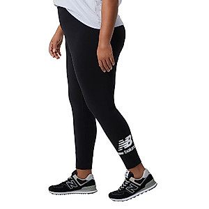 New Balance Women's NB Essentials Stacked Legging, Athletic Grey, Medium