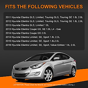 81230-3X010 Trunk Latch Lock Actuator for Hyundai Elantra 2.0 1.8L 2011 2012 2013 2014 2015 2016 Replace Hyundai 812303X010 Tailgate Tail Gate Latch Lock Actuator Motor Rear Door Hatch Lock Assembly