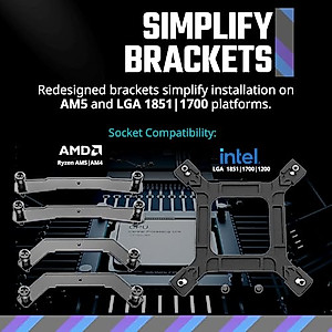 Cooler Master 120L Core Close-Loop AIO Liquid Cooler, R7|i5 Gen S Dual Chamber Pump, 120mm PWM, 120mm Radiator, White Lighting, AMD Ryzen AM5|4, Intel LGA 1851|1700 Platform