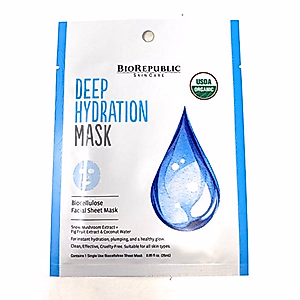 BIOREPUBLIC Deep Hydration Facial Sheet Mask, 1.08 FZ