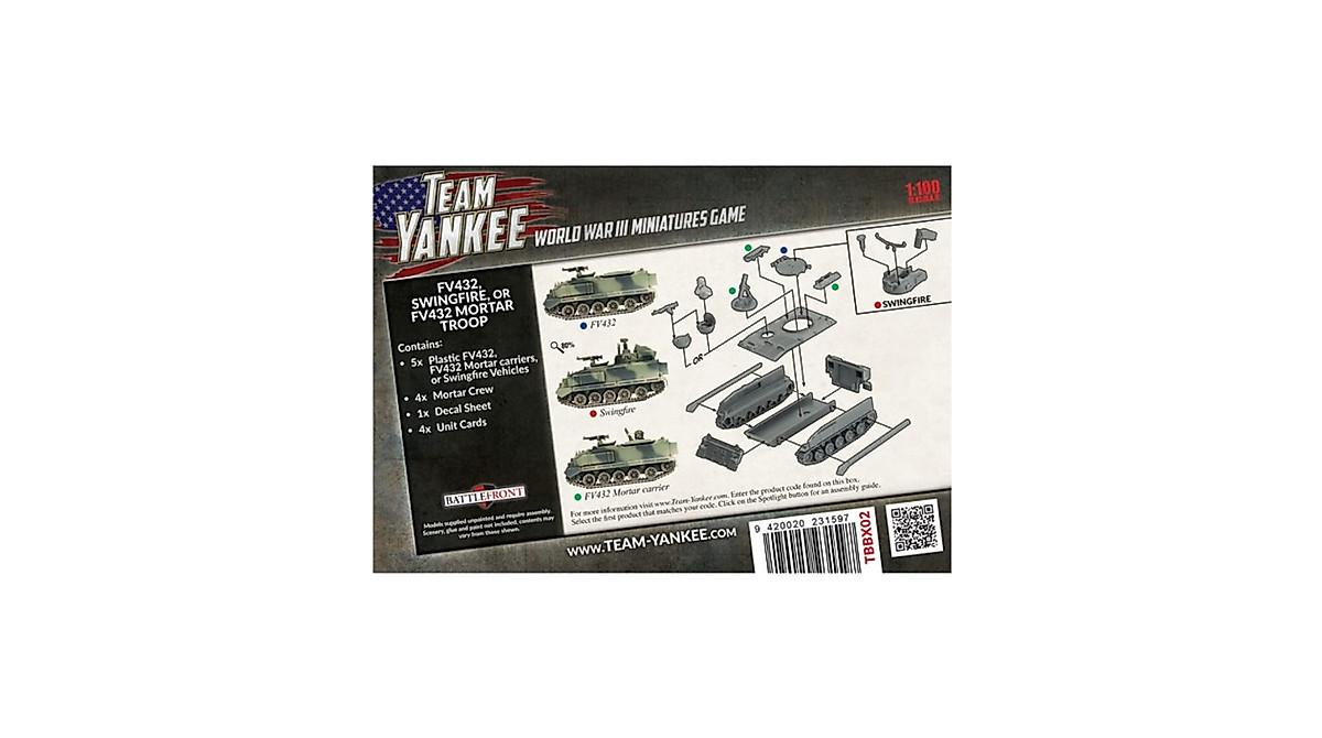 British FV432 Troop - Battlefront Team Yankee Model Kit