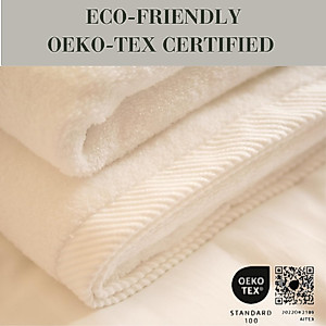 THIRSTY 100% Turkish Cotton Oversized Luxury Hotel & Bath Towel Sheets, Extra Large for Bathroom, Shower, Beach, Pool & Spa – Soft, Thick & Absorbent (40 x 80 inches) Bodrum Blue