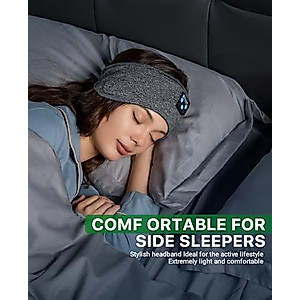 Fulext Sleep Headphones Bluetooth, Sleeping Headphones Headband Soft Elastic Comfortable Bluetooth Headband Headphones, for Men Women Teenager,Christmas Father Mothers Day Birthday
