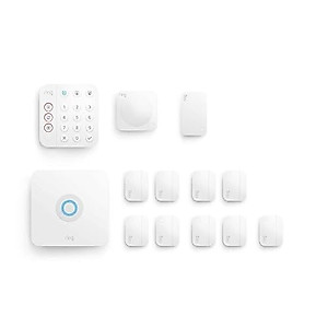 Certified Refurbished Ring Alarm 13-piece kit (2nd Gen) – home security system with optional 24/7 professional monitoring – Works with Alexa