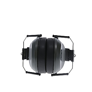 Walker's Unisex Adult's Lightweight Foldable Hearing Protection 22 dB Noise Reduction Pro Low-Profile Folding Passive Earmuffs, Grey