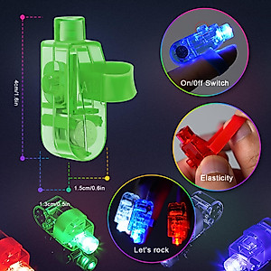 OLUPP 170 PCS Glow in The Dark Party Supplies, Glow Sticks Glasses Favors, 100 PCS Glow Sticks, 30 PCS LED Glasses and 40 PCS Finger Lights for Glow Party, Wedding, Birthday, Concert, Raves, New Year