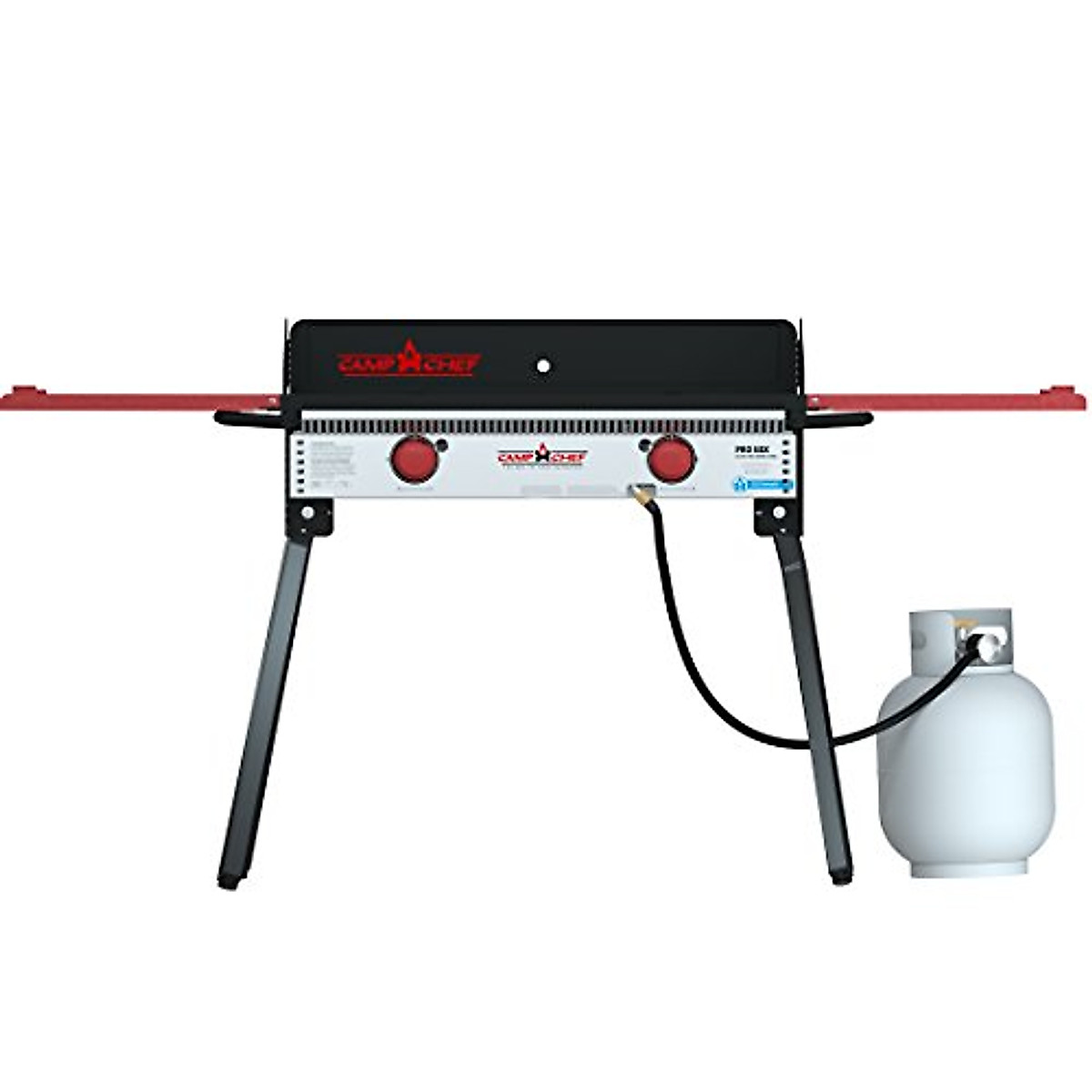 Camp Chef PRO60X Two-Burner Camp Stove with Professional SG30 Griddle - Bundle