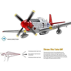 GoolRC WLtoys XK A280 RC Airplane, 2.4GHz 4 Channel Brushless Remote Control Plane for Adults, RC Aircraft Fighter with 6-Axis Gyro, 3D/6G Mode and LED Searchlight, Easy to Fly for Boys and Girls