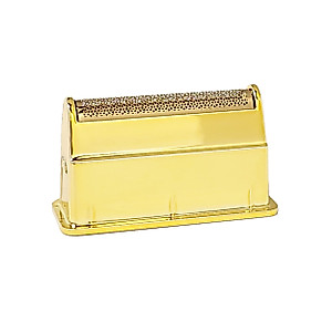 Gamma+ Replacement Gold Titanium Slick Foil Head for The Uno Men's Shaver, Designed for Longer Facial Hairs, Snaps On