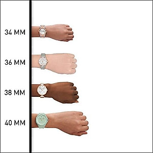 A｜X ARMANI EXCHANGE Women's Chronograph Stainless Steel Watch, Color: Gold (Model: AX4327)