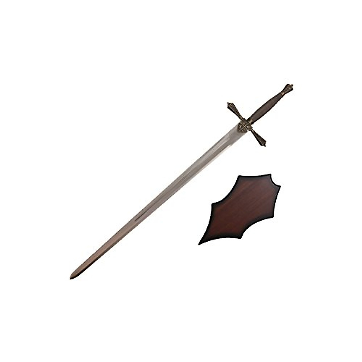 Wuu Jau L-668 Medieval Sword with Display Plaque, 43"