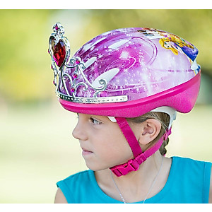 Disney Princess 3D Tiara Child Bike Helmet, Pink by Bell