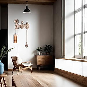 WOODEN.CITY Steampunk Wooden Clock Kit - 3D Puzzles for Adults - Hobbies for Men Model Kits