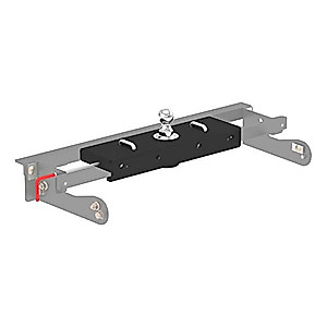 CURT 60611 Double Lock EZr Gooseneck Hitch with 2-5/16-Inch Flip-and-Store Ball, 30,000 lbs